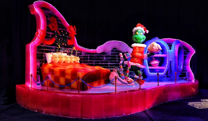 Christmas in San Antonio: JW Marriott's Grinch ICE!