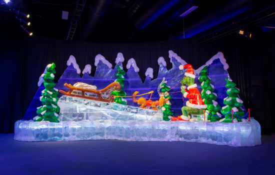 Christmas Ice Sculptures in San Antonio at ICE! JW Hill Country Texas